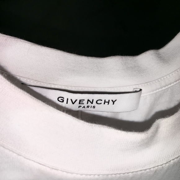Givenchy | Shirts | Givenchy Distressed White T Shirt | Poshmark